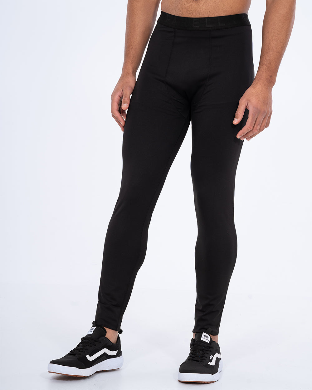 Parell Forge Tall Mens Extra Long Compression Leggings (black) | Tall ...