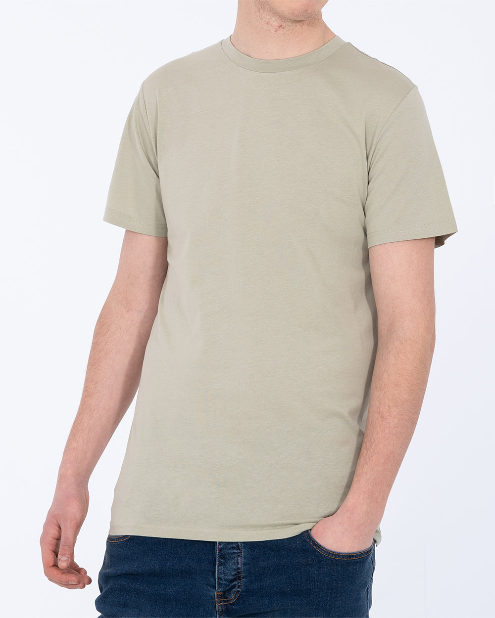 Essentalls Tall Mens Extra Long T-Shirt (sage) | Tall Mens Clothing ...
