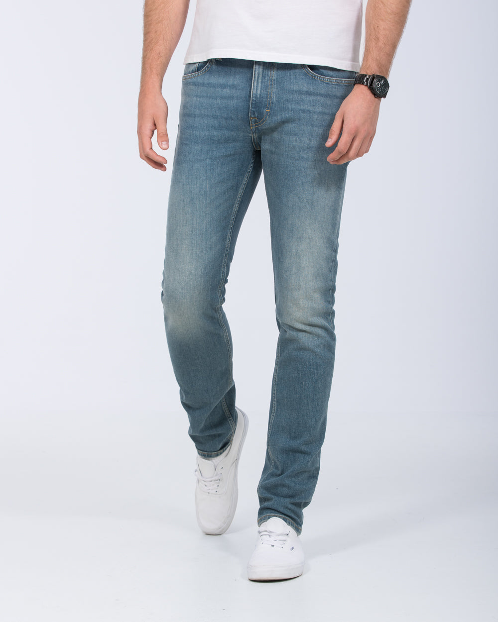 Mustang Orlando Slim Fit Tall Mens Extra Long Jeans (denim wash) 36 ...
