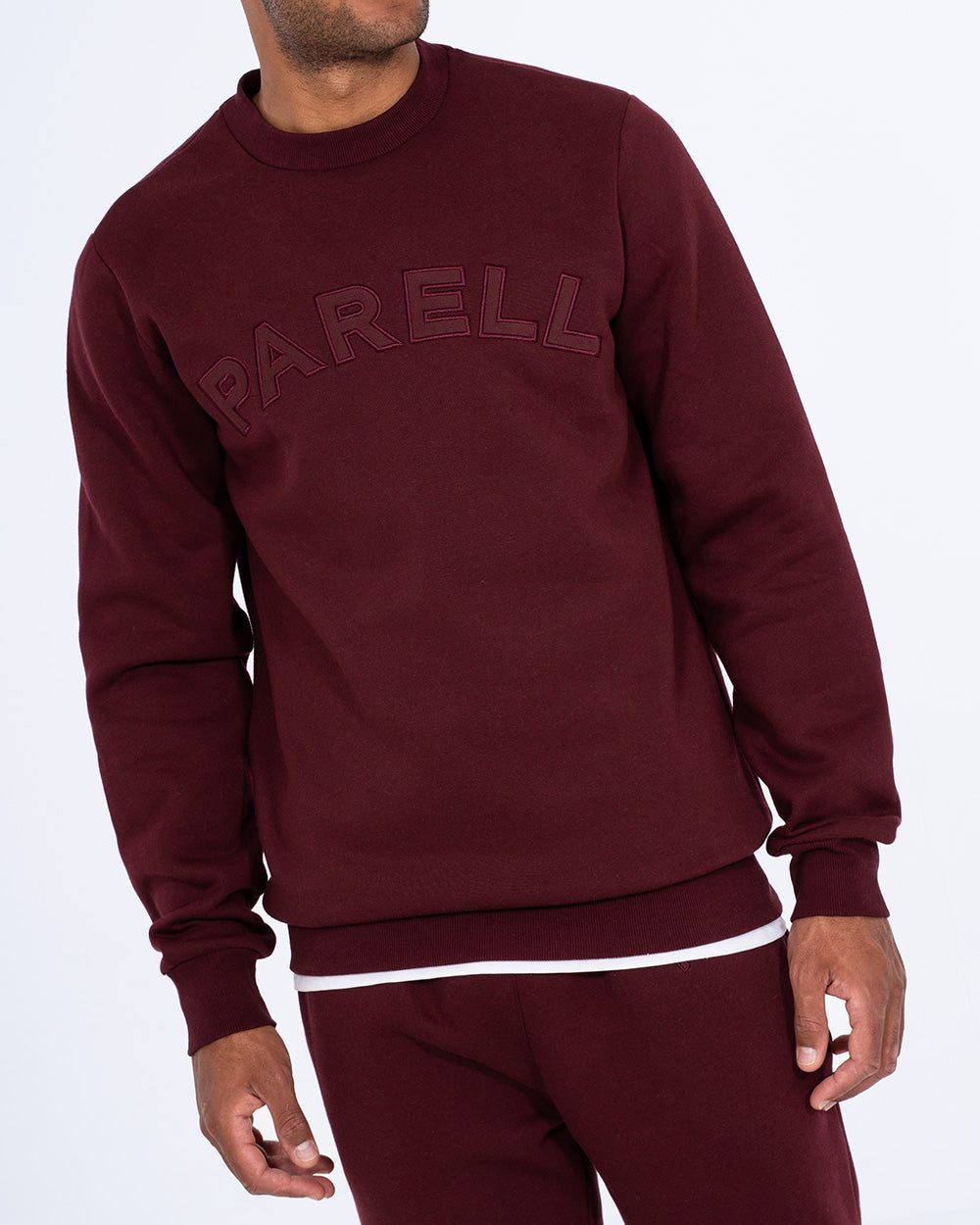 Parell Forge Tall Mens Oversized Sweatshirt (burgundy) | Tall Mens ...