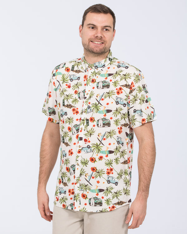 2t Ryder Tall Mens Short Sleeve Printed Shirt (multi) | Tall Mens ...