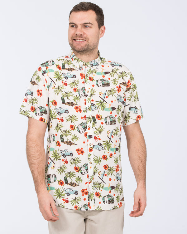 2t Ryder Tall Mens Short Sleeve Printed Shirt (multi) | Tall Mens ...