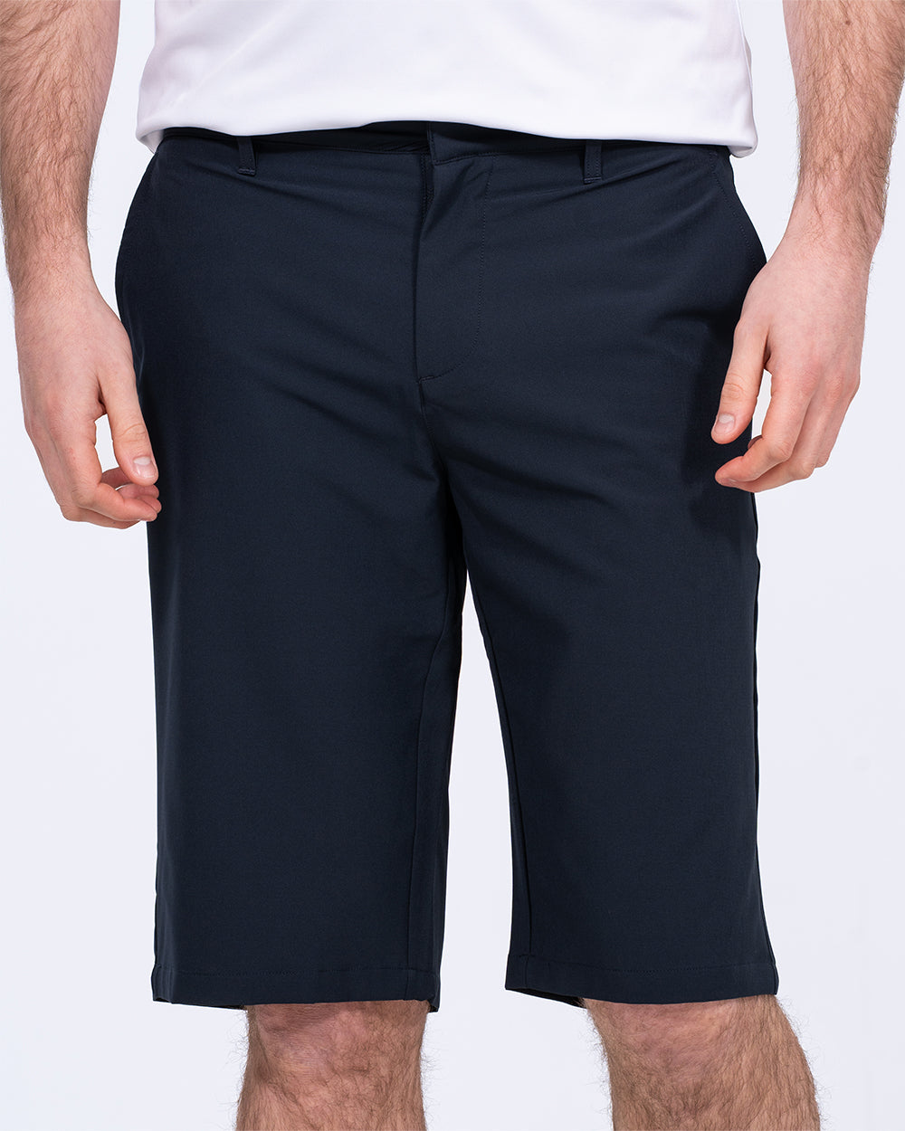 Parell Active Tall Mens Extra Long Stretch Golf Shorts (navy) | Tall ...