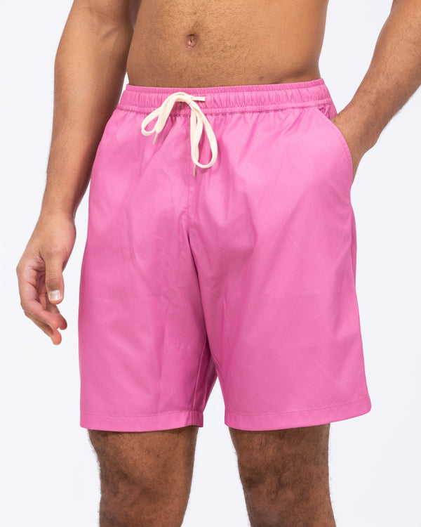 2t Harry Tall Mens Swim Shorts (pink) | Tall Mens Clothing | 2tall.com