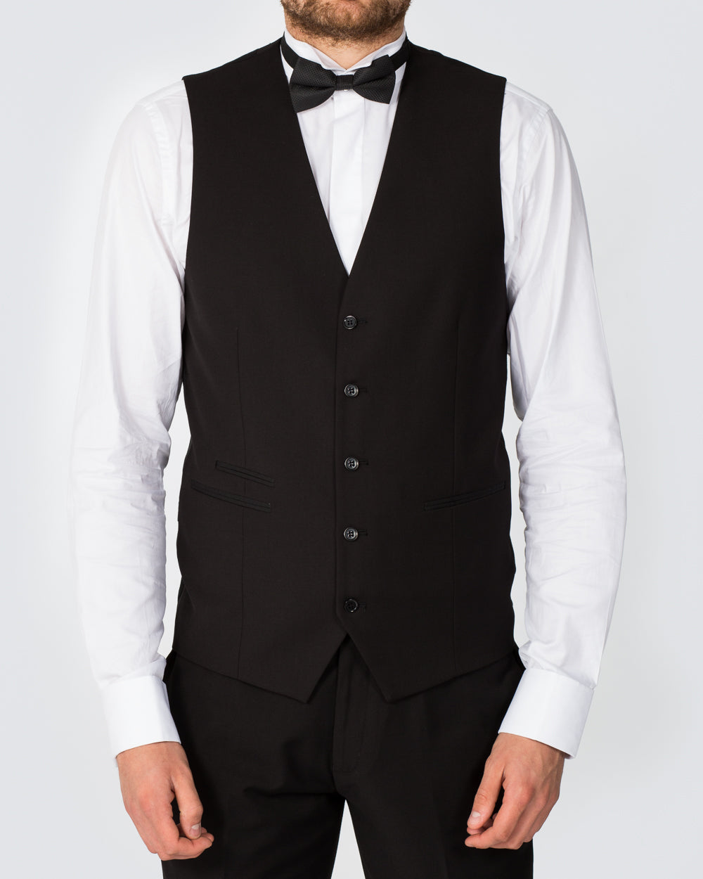Skopes Slim Fit Tall Dinner Suit Waistcoat (black) | Tall Mens Clothing ...