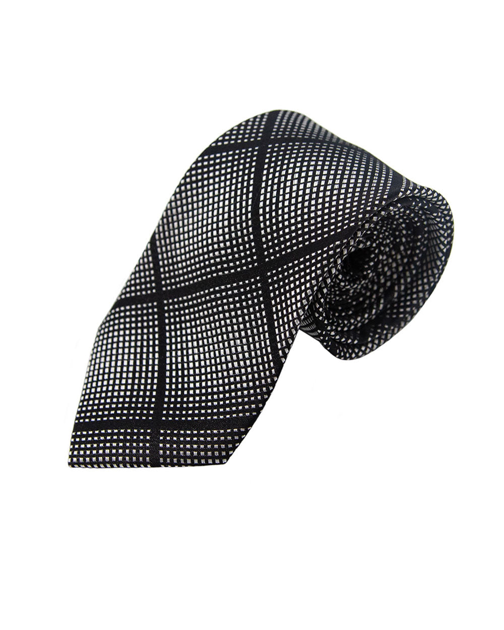 Double Two Extra Long Diamond Print Tall Mens 67 Inch / 170cm Silk Tie ...