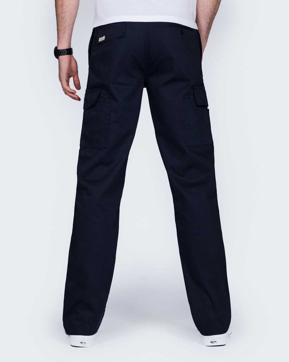 Ed Baxter Multi Pocket Extra Tall Tradesmen Workwear Trousers (navy ...
