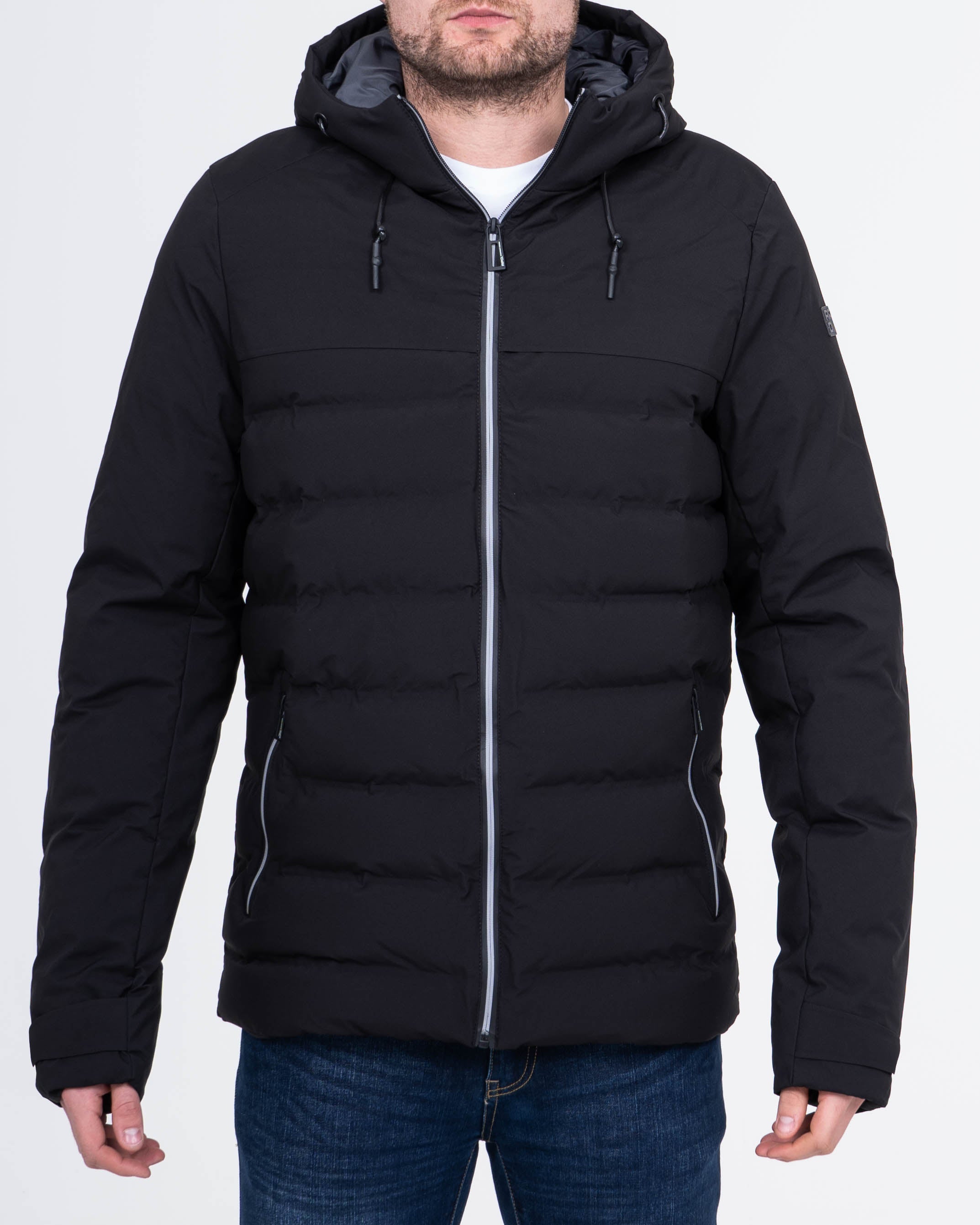 Redpoint Extra Long Tall Chad Puffer Jacket (black) | Tall Mens ...