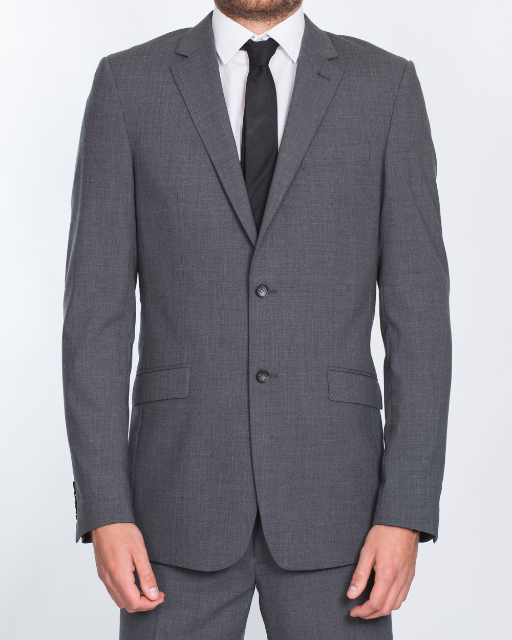 Skopes Regular Fit Wool Tall Menx Extra Long Suit Jacket (grey) | Tall ...