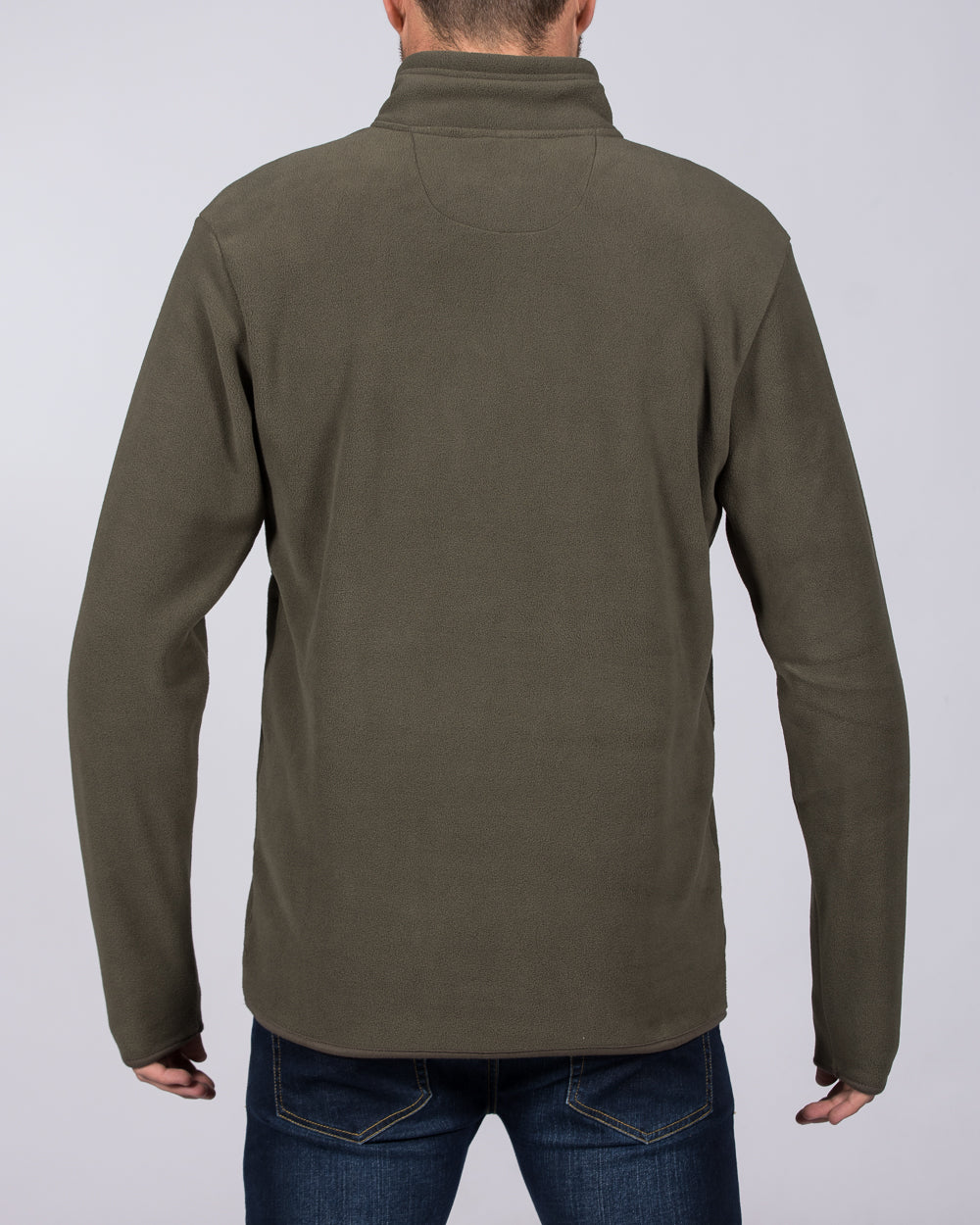 2t Quarter Zip Tall Fleece (olive) | Tall Mens Clothing | 2tall.com
