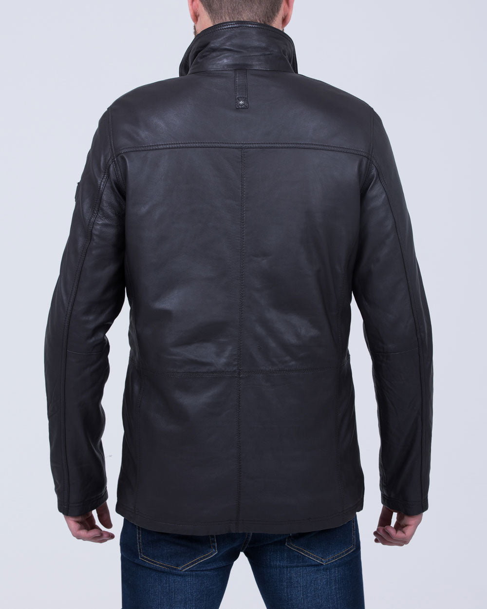 Redpoint Carlson Tall Leather Jacket (brown) | Tall Mens Clothing ...