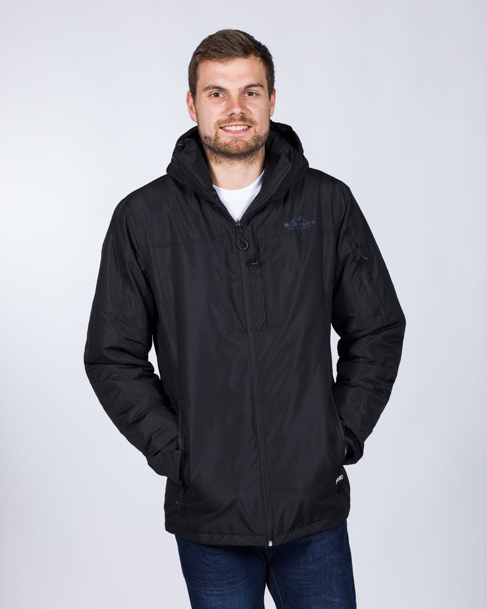 North 56 Tall Waterproof Ski Jacket (black) | Tall Mens Clothing ...