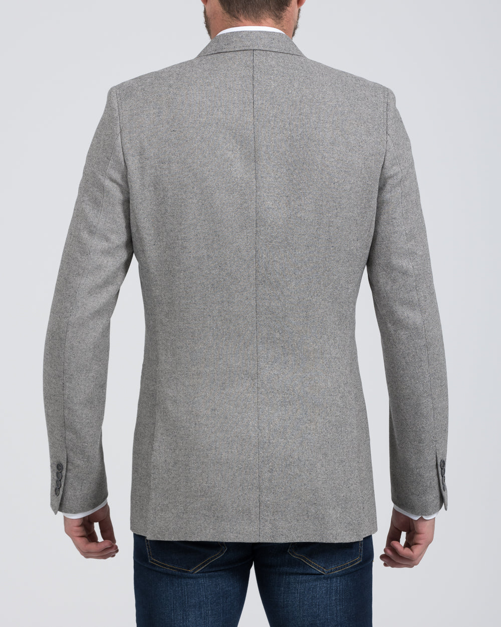 Skopes Extra Long Tall Ruthin Mens Tweed Blazer (stone) | Tall Mens ...