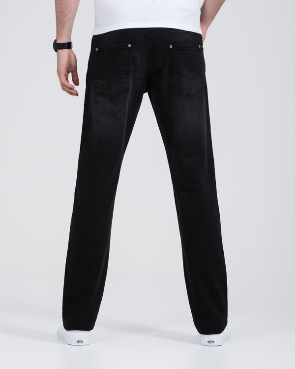 Regular Fit Tall Mens Extra Long Longer 36 38 40 Inseam Jeans Washed