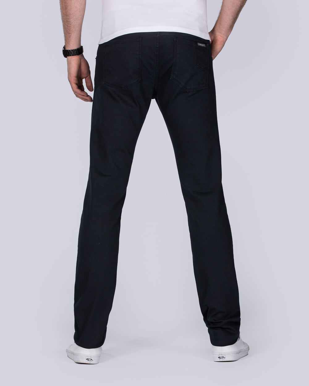 Cub Alex Tapered Fit Tall Mens Extra Long Jeans (dark navy mineral ...