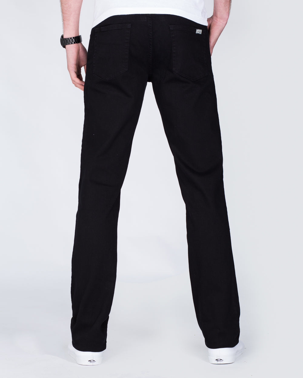 Regular Fit Tall Mens Extra Long 36, 38, 40 inch leg Black Jeans | Tall Mens Clothing | 2tall.com