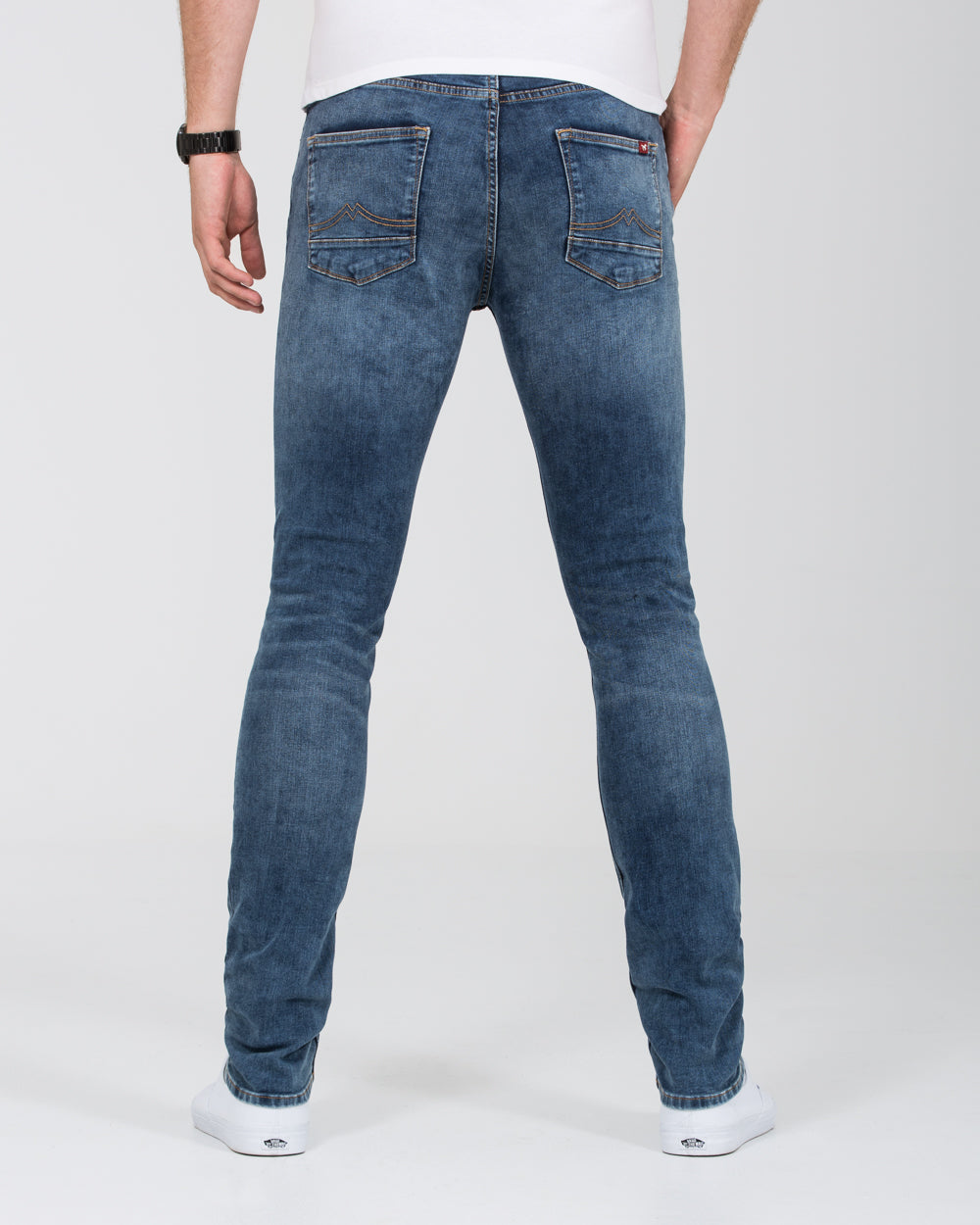 Mustang Vegas Slim Fit Tall Mens Jeans (washed denim) 36 38 Inseam ...
