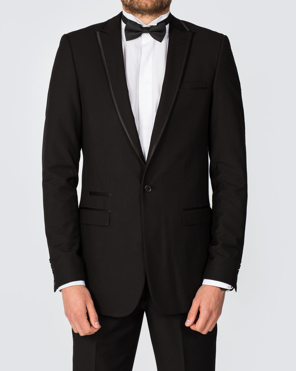 Skopes Slim FIt Tall Dinner Jacket (black) | Tall Mens Clothing | 2tall.com