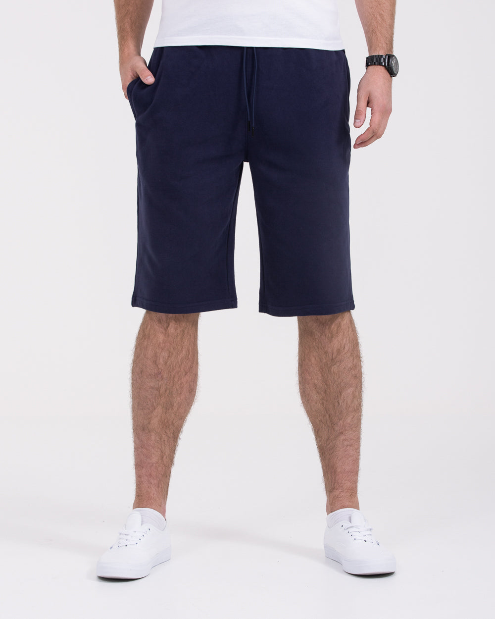 2t Extra Long Tall Mens Ryan Sweat Shorts (navy) | Tall Mens Clothing ...