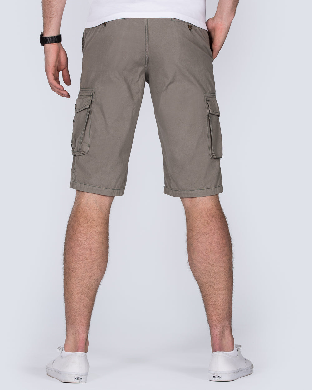 Redpoint Calgary Tall Mens Extra Long Shorts (olive) | Tall Mens ...