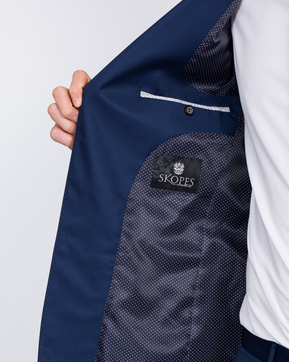 Skopes Slim Fit Wool Tall Suit (royale blue) | Tall Mens Clothing ...