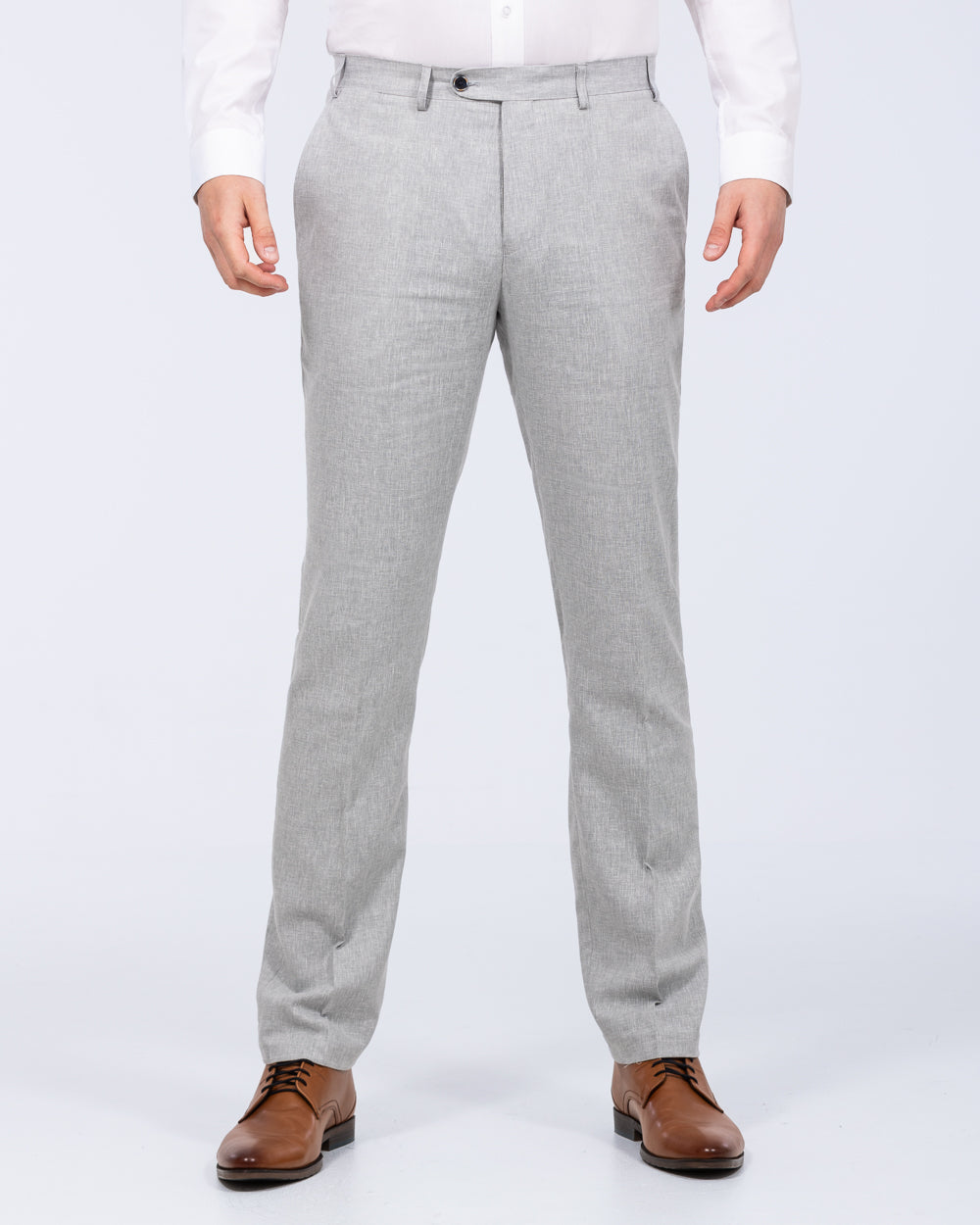 Skopes Tuscany Slim Fit Tall Mens Extra Long Linen Blend Trousers ...