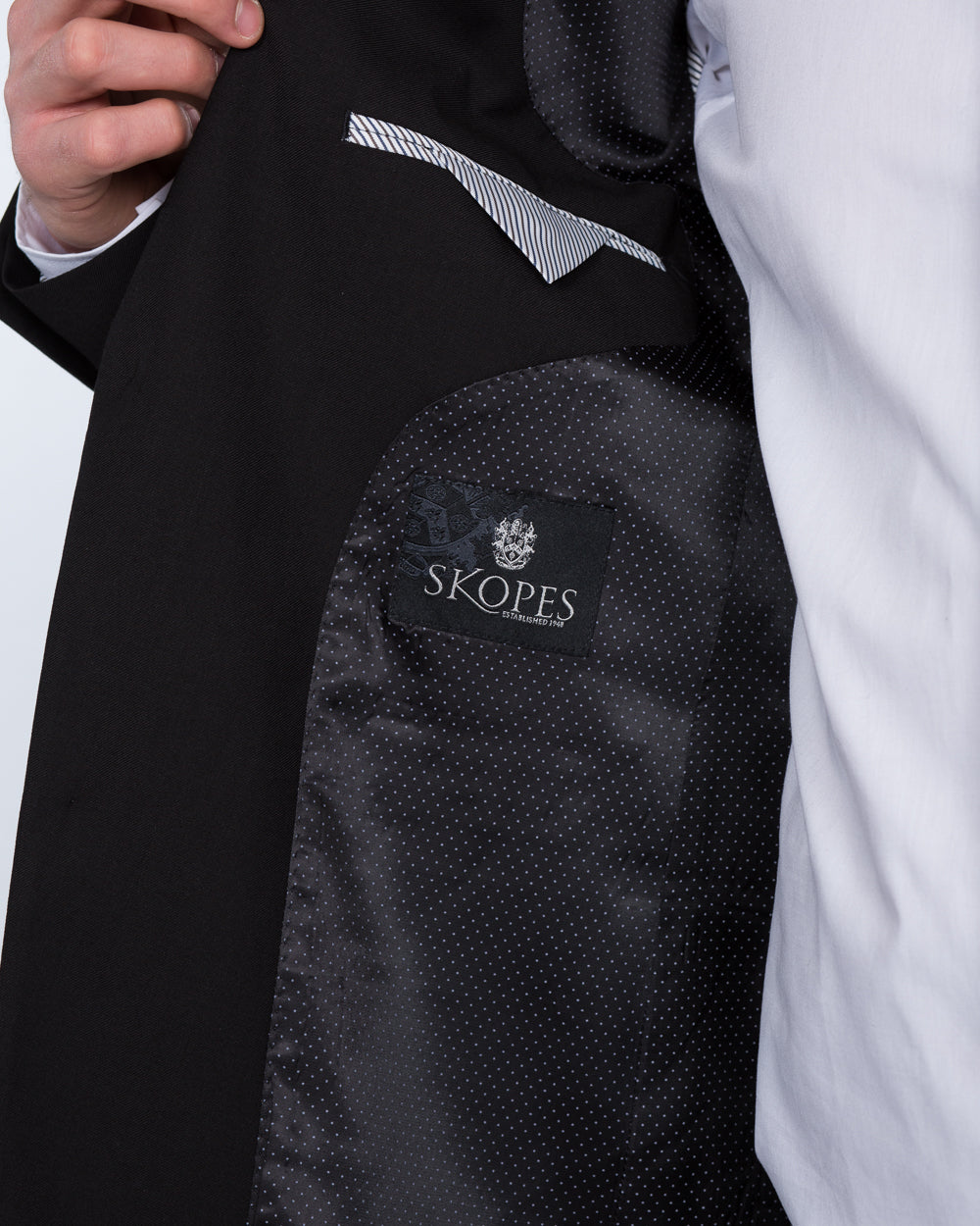 Skopes Slim Fit Tall Suit (black) | Tall Mens Clothing | 2tall.com
