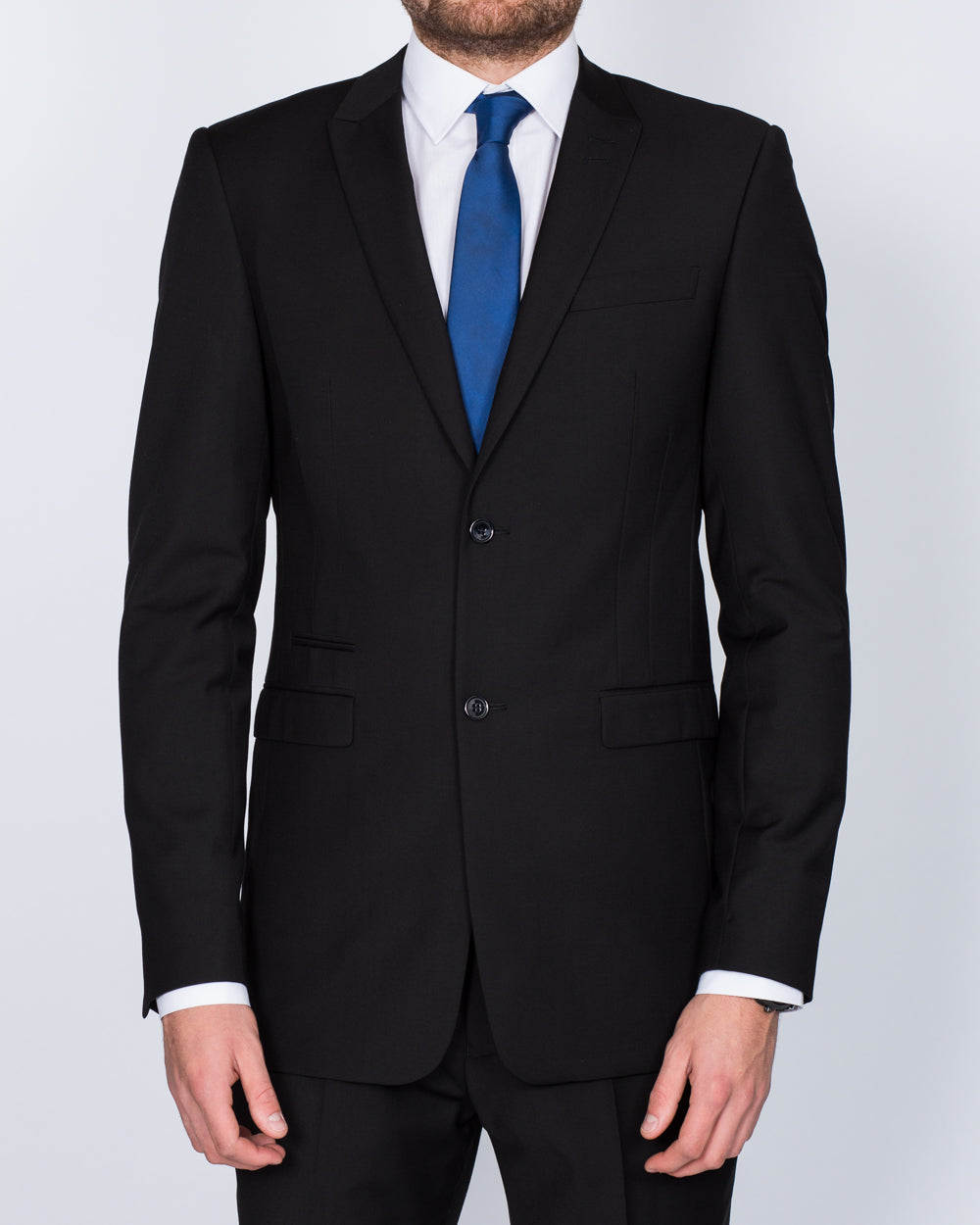Skopes Slim Fit Tall Mens Extra Long Suit Jacket (black) | Tall Mens ...