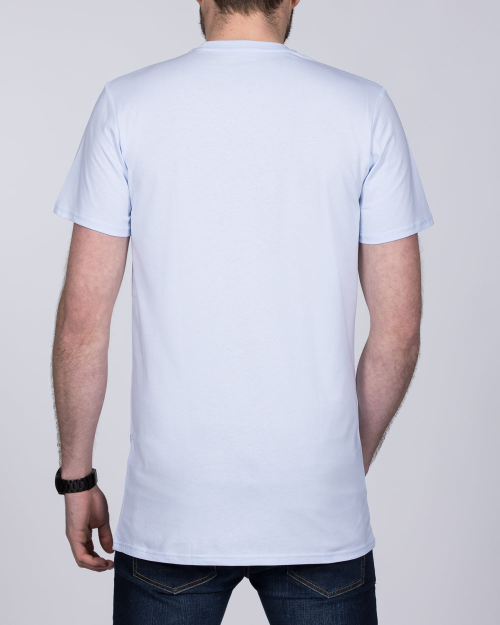 Girav Sydney Extra Long Mens Tall T-Shirt (sky blue) | Tall Mens ...