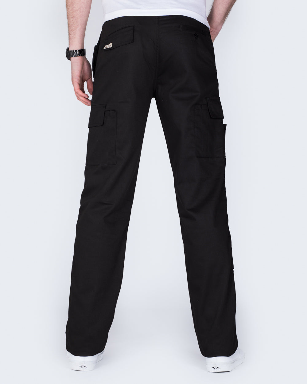 Ed Baxter Multi Pocket Extra Tall Tradesmen Workwear Trousers (black ...